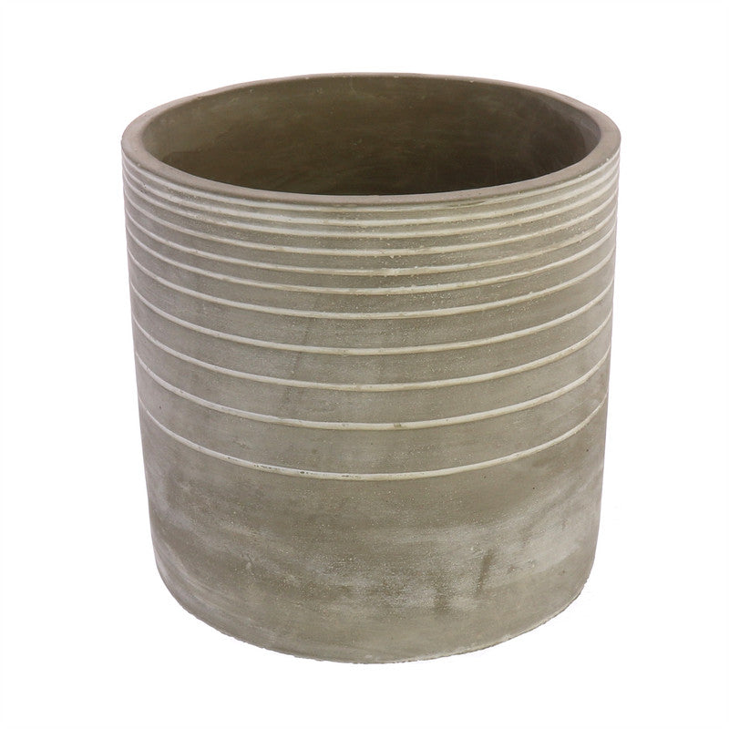 HomArt Paso Linear Cachepot, Cement - Lrg– AREO
