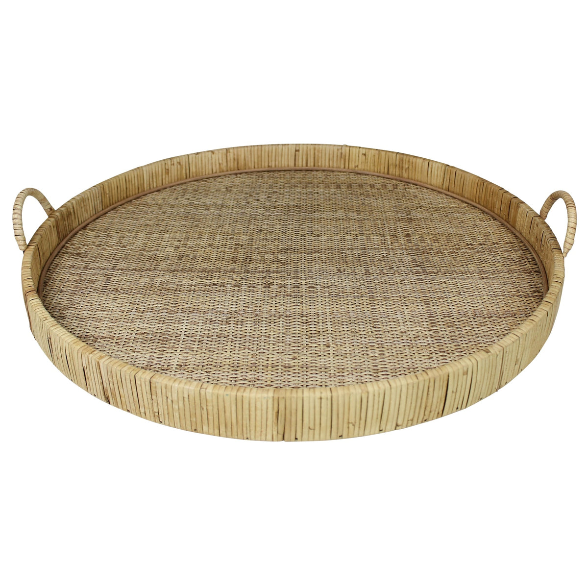 HomArt Cayman Grand Tray, Rattan - Round– AREO